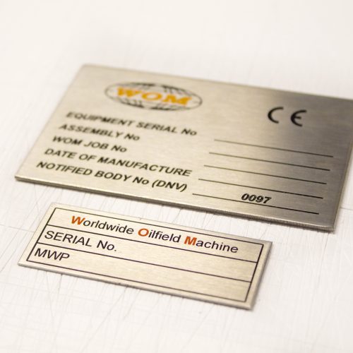 Industrial Engraving Examples - Henderson & Dick Designs